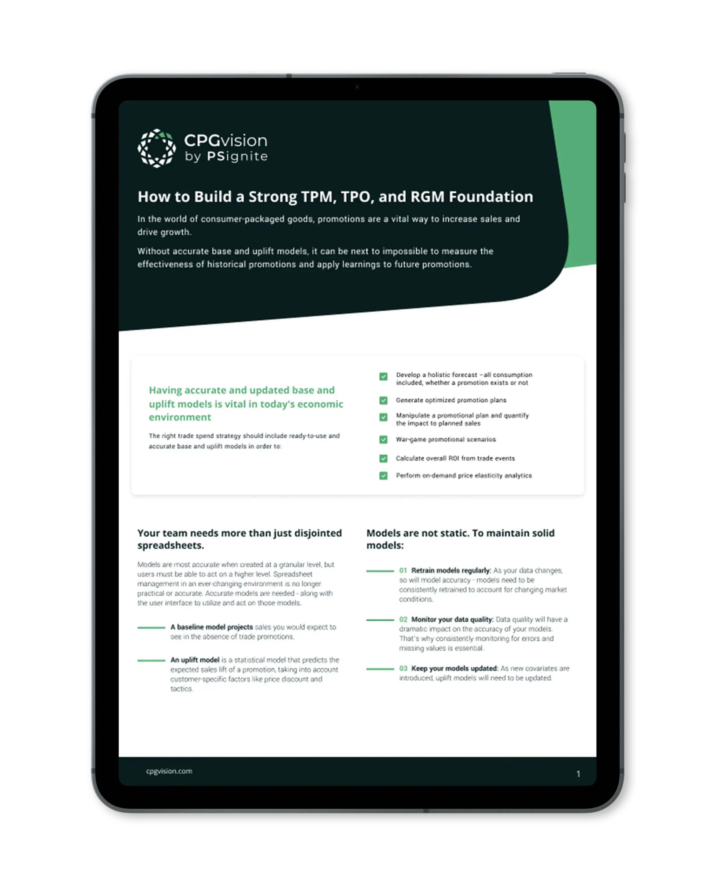 How CPGs Can Build a Strong TPM, TPO, and RGM Foundation